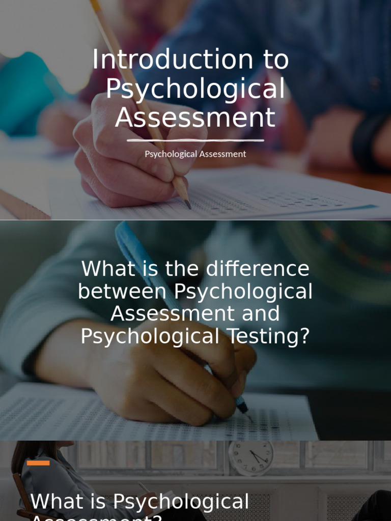 1 Introduction To Psychological Assessment | PDF