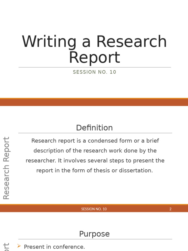 Writing A Research Report Pdf