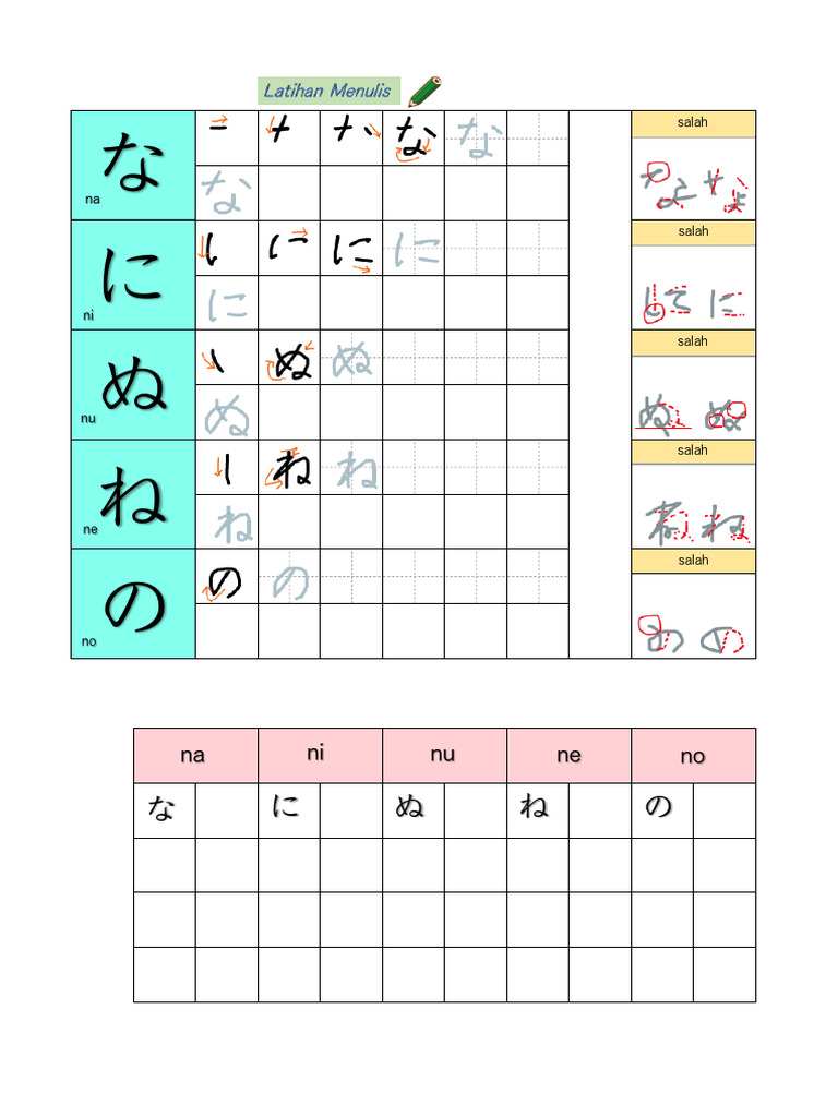 Latihan Menulis 5 HRG | PDF