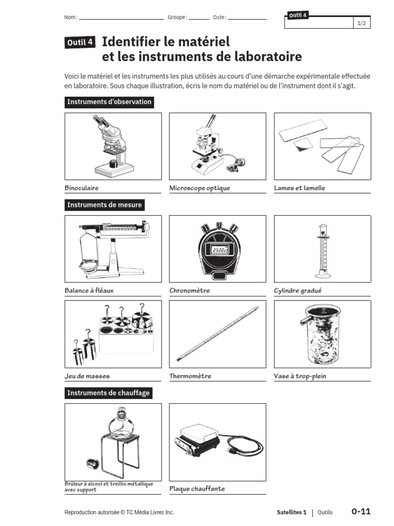 Instruments de Laboratoire Satellites | PDF