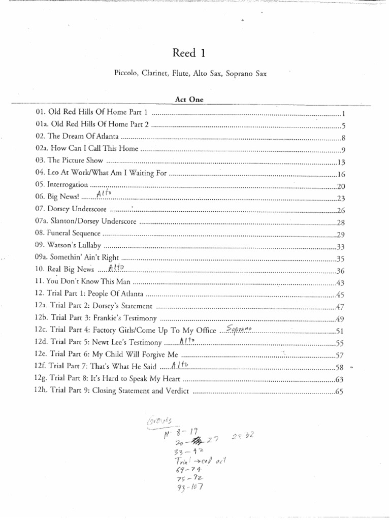 Parade - 16pc Reed 1 (Piccolo, Flute, Clar, Sop Sax, Alto Sax) | PDF