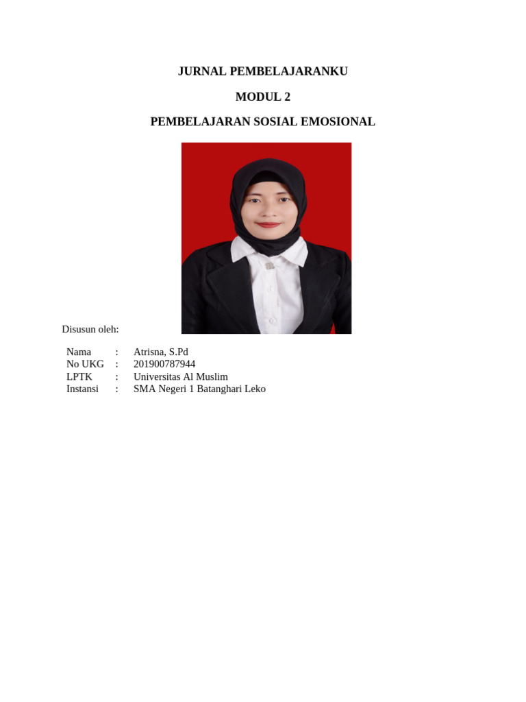 Jurnal Pembelajaranku | PDF