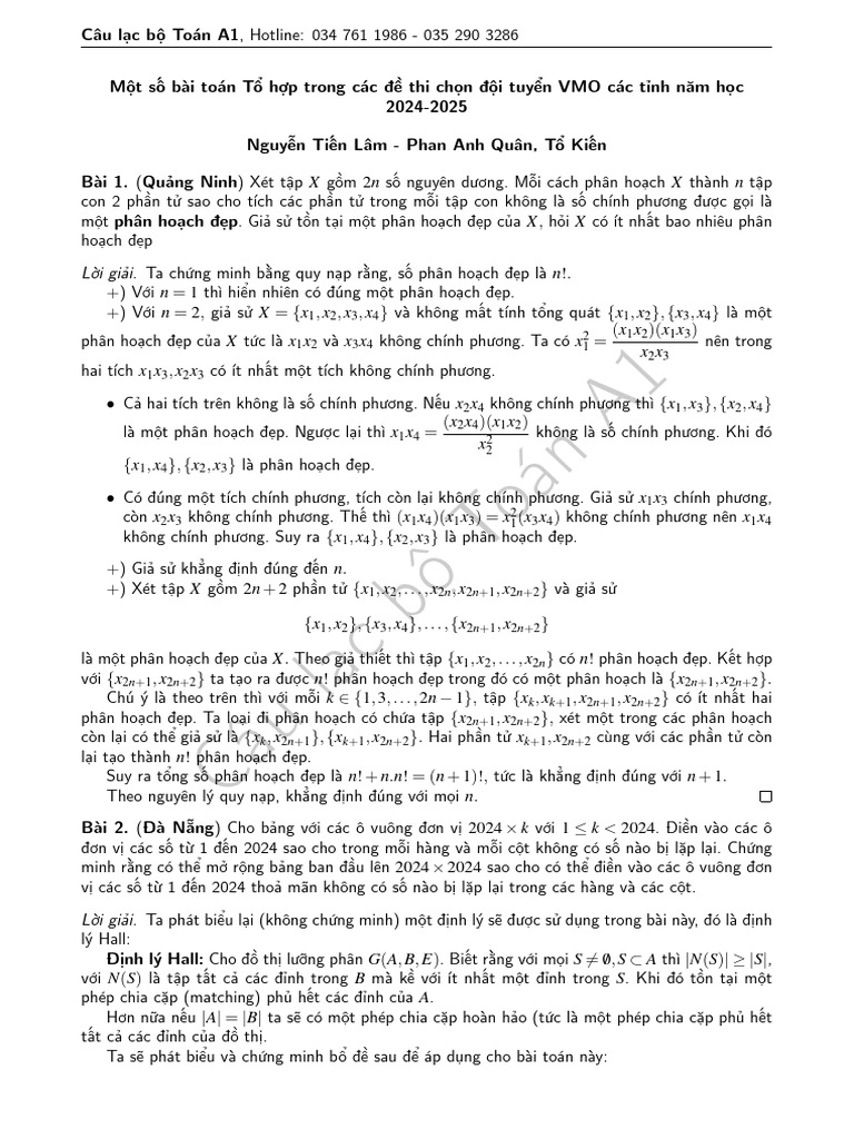 To hop chon doi tuyen VMO 20242025 | PDF