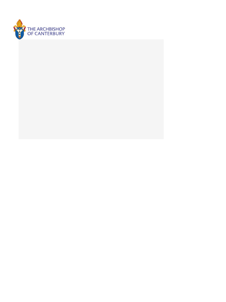 Archbishop Justin Presents Bishop John Inge With Lanfranc Award For ...