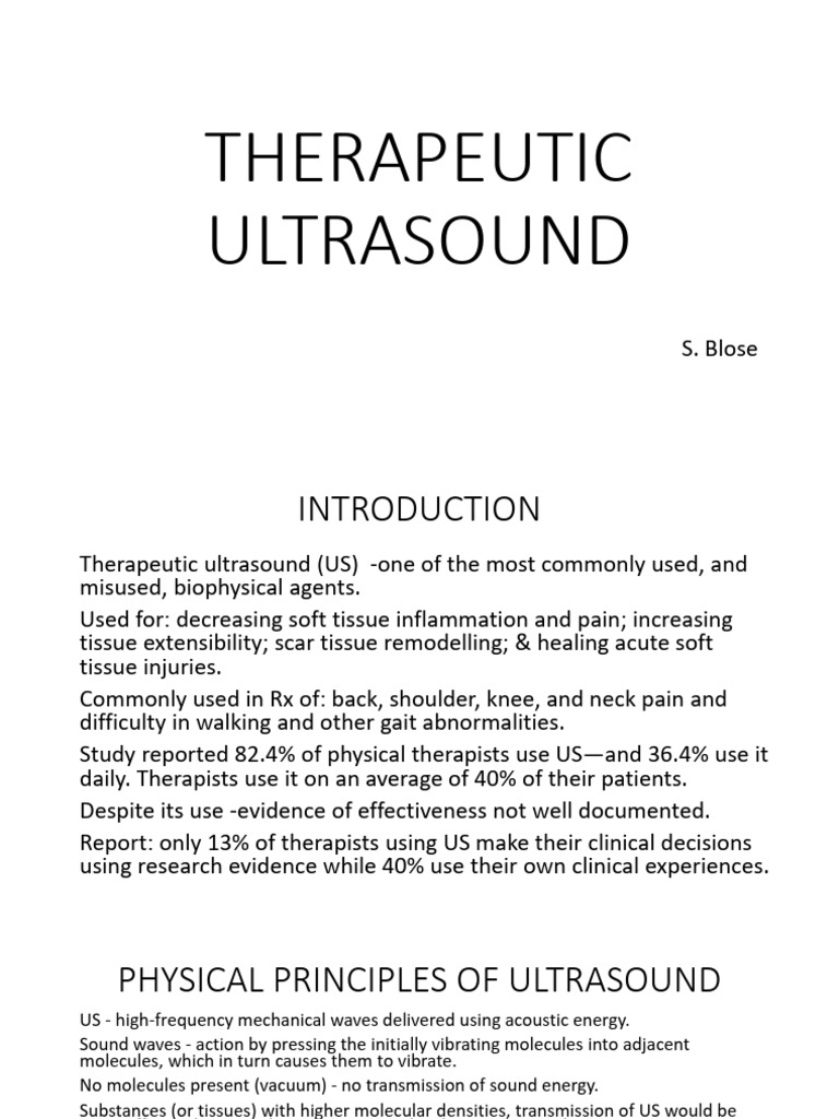 7.1 Ultrasound Notes | PDF