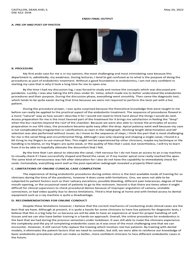 CASTILLONDean Endo | PDF