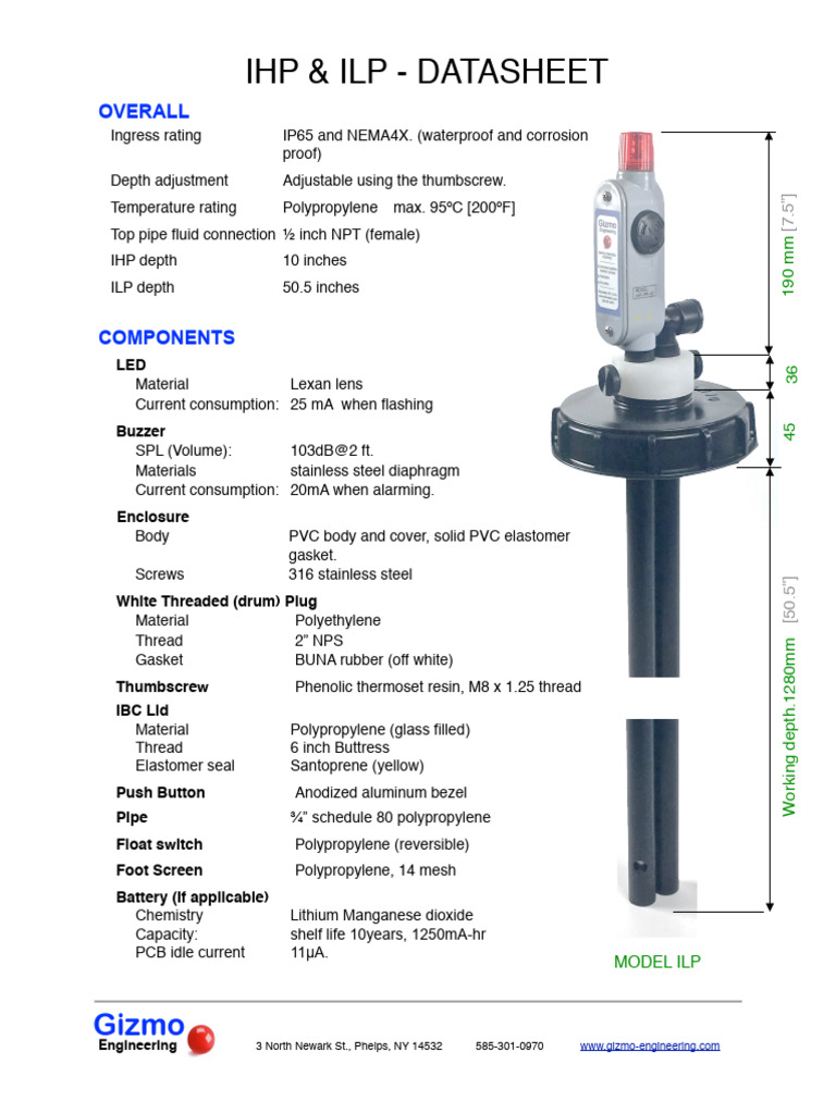 Datasheet ILP IHP | PDF