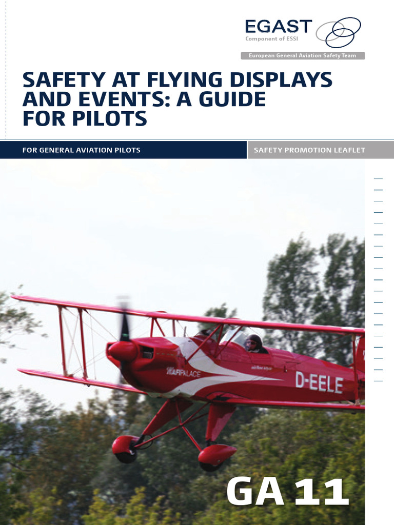 EGAST Leaflet GA 11 Flying Displays For Pilots | PDF