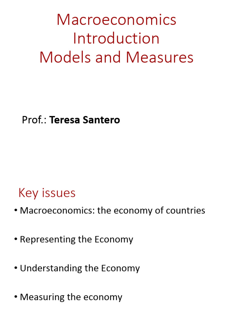 Introductory Session Models and Measures | PDF