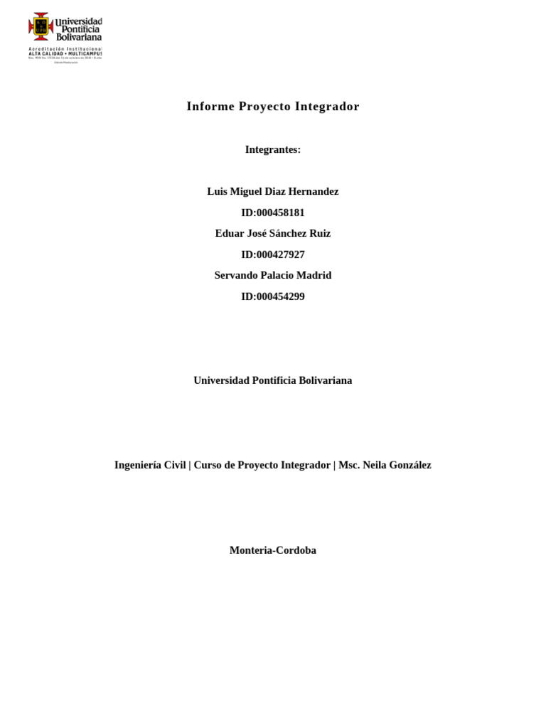 Informe final | PDF