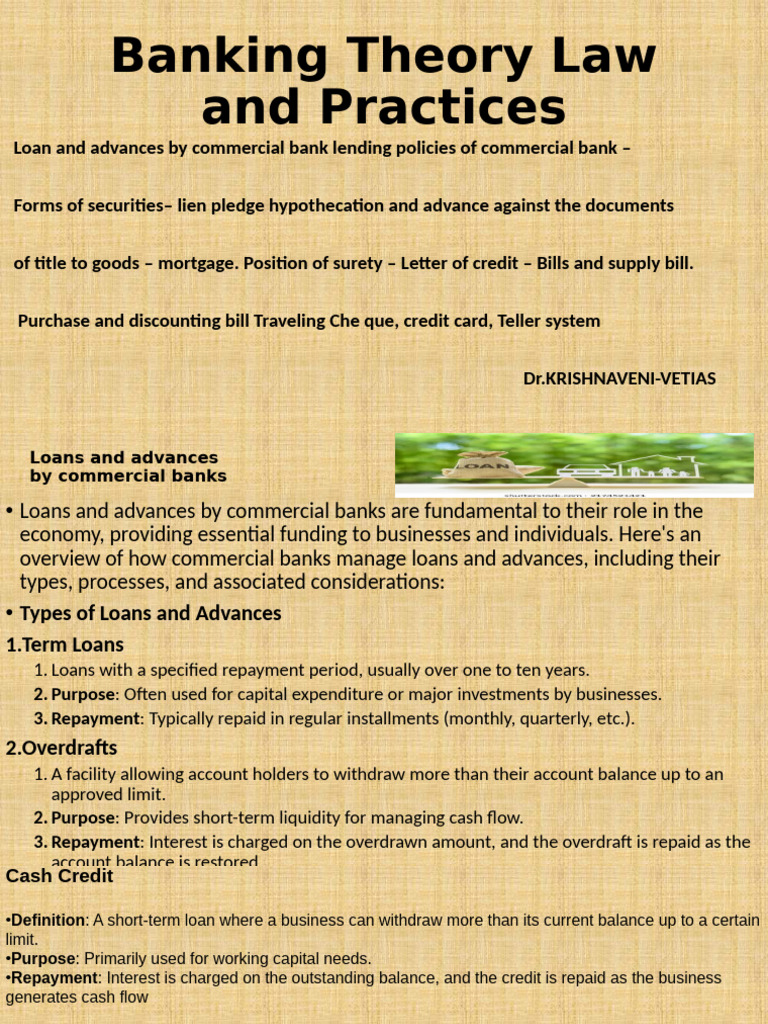 Unit V Banking | PDF
