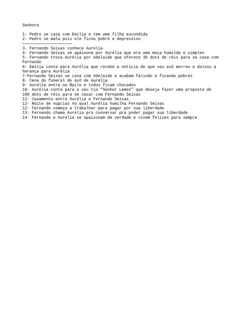 Senhora PDF