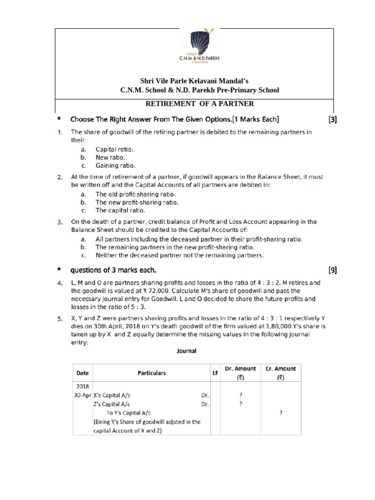 Retirement Worksheet | PDF