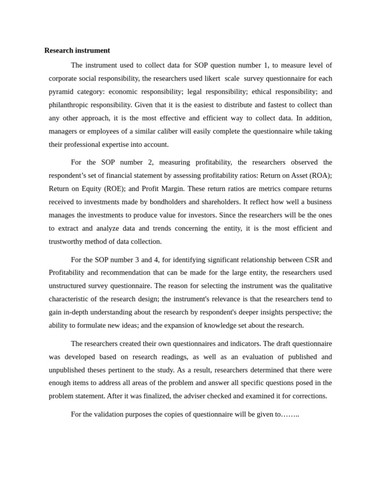 Research Instrumentation | PDF