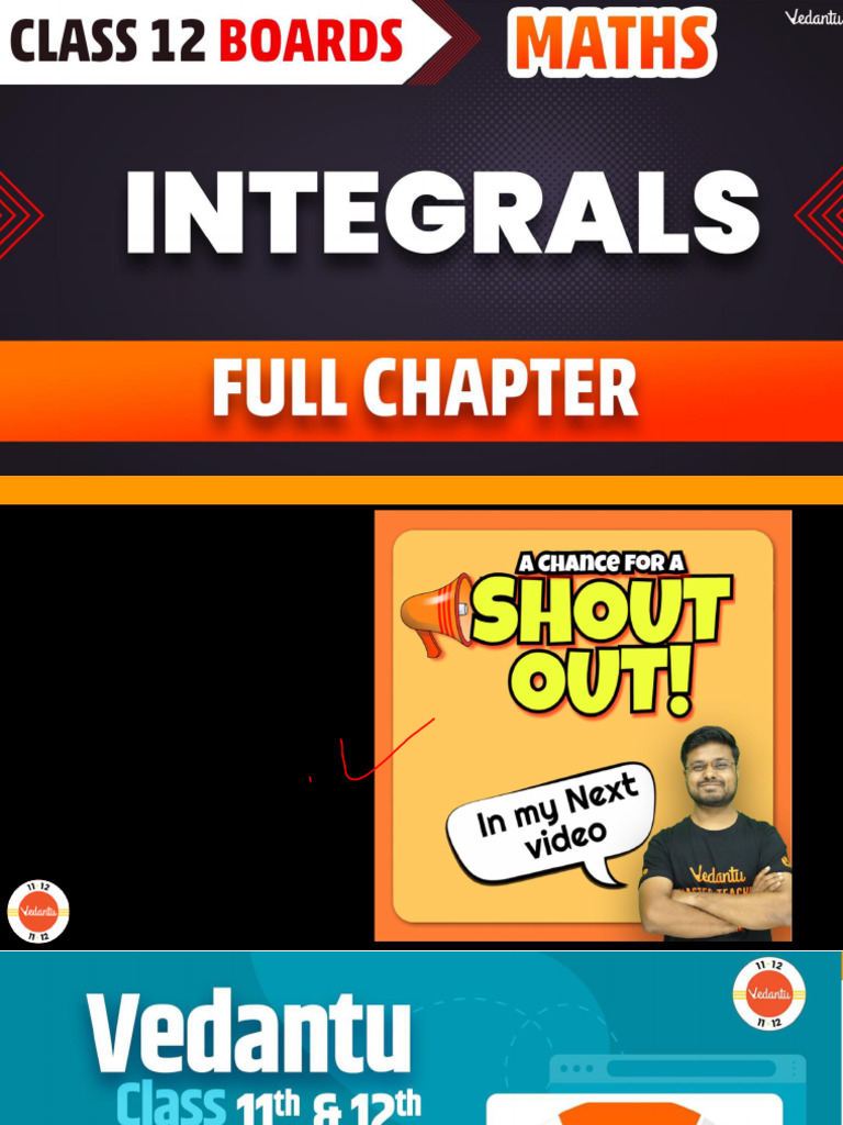Integral Cbse One Shot | PDF