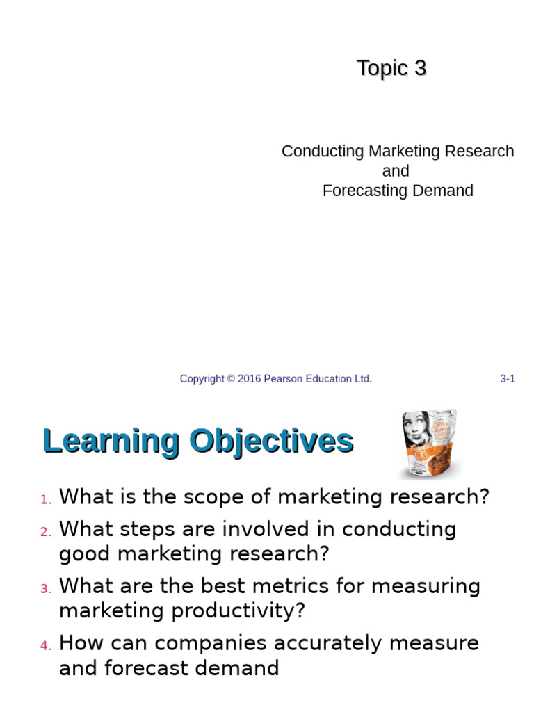 Topic 3 Conducting Mkting Research and Forecasting Demand | PDF
