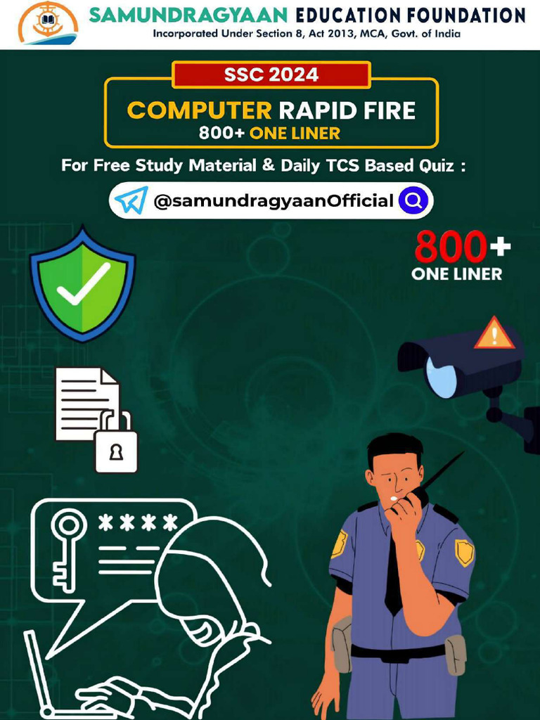 Computer Rapid Fire 800+ (E) | PDF | Computer Data Storage | Technology ...
