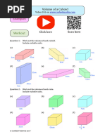 Volume of A Cuboid PDF | PDF