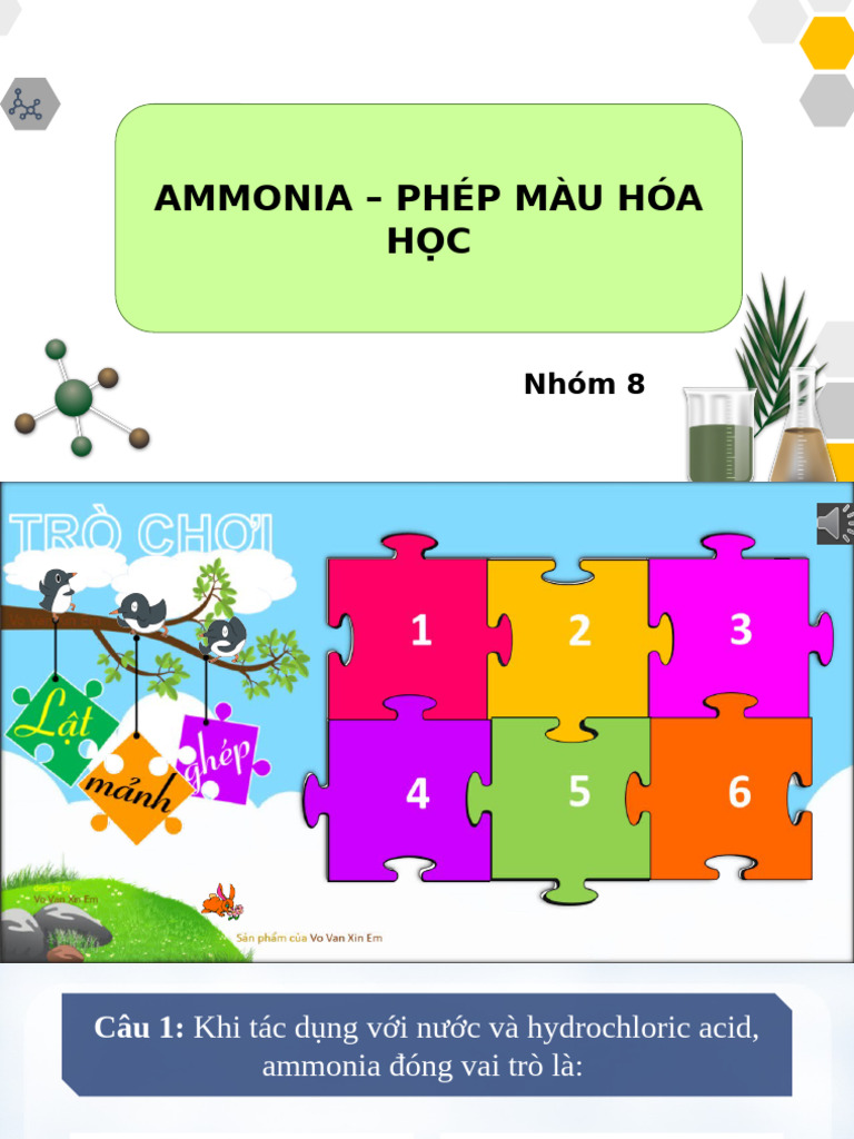 Nhóm 8. Ammonia - Phép màu hóa học | PDF