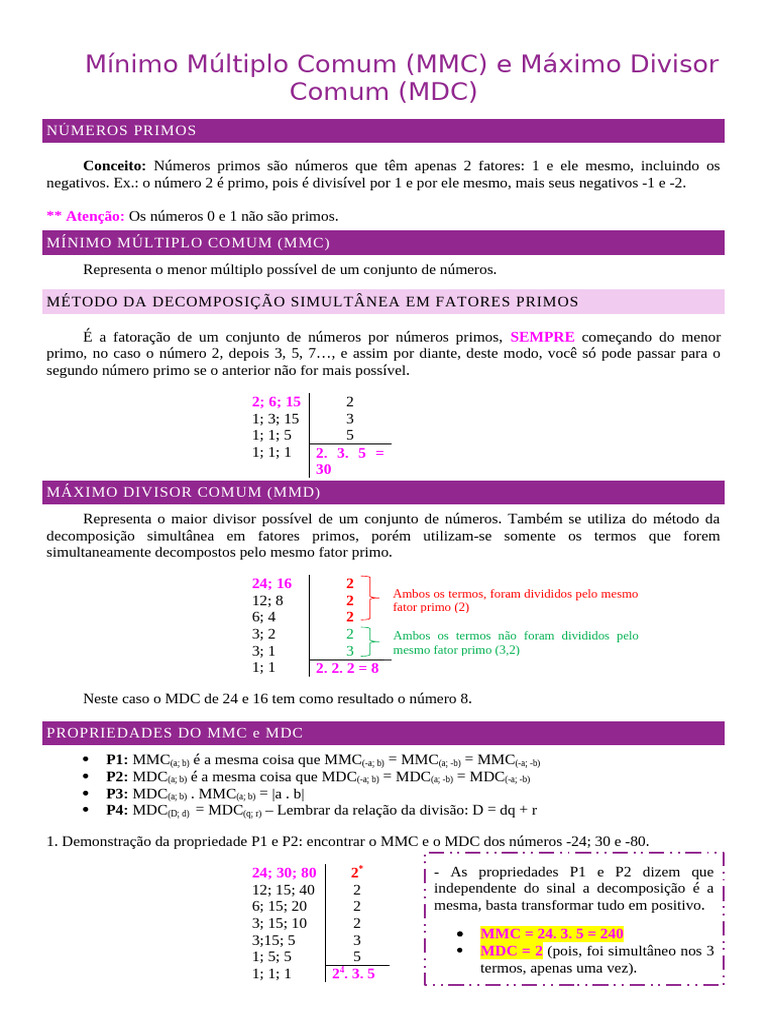 MMC e MDC | PDF
