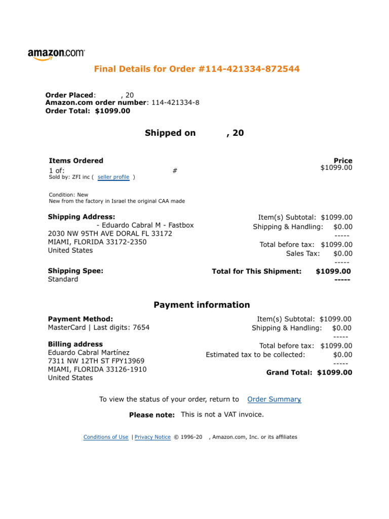 Invoice David | PDF