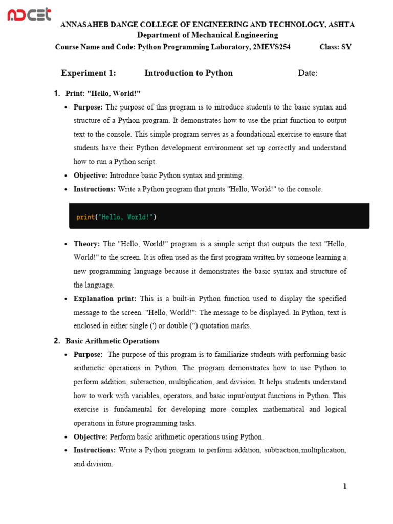 Revised Manual For PPL - NEP | PDF | Control Flow | String (Computer Science)