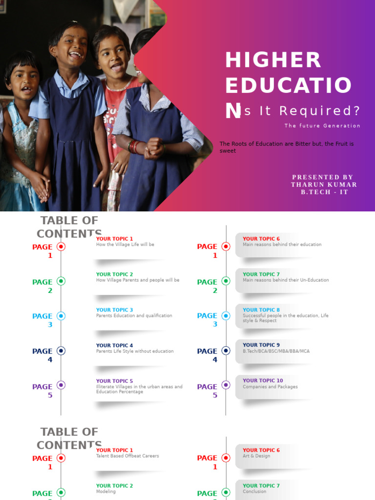 Higher Education | PDF