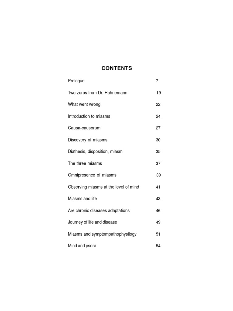 Miasms & Mind | PDF