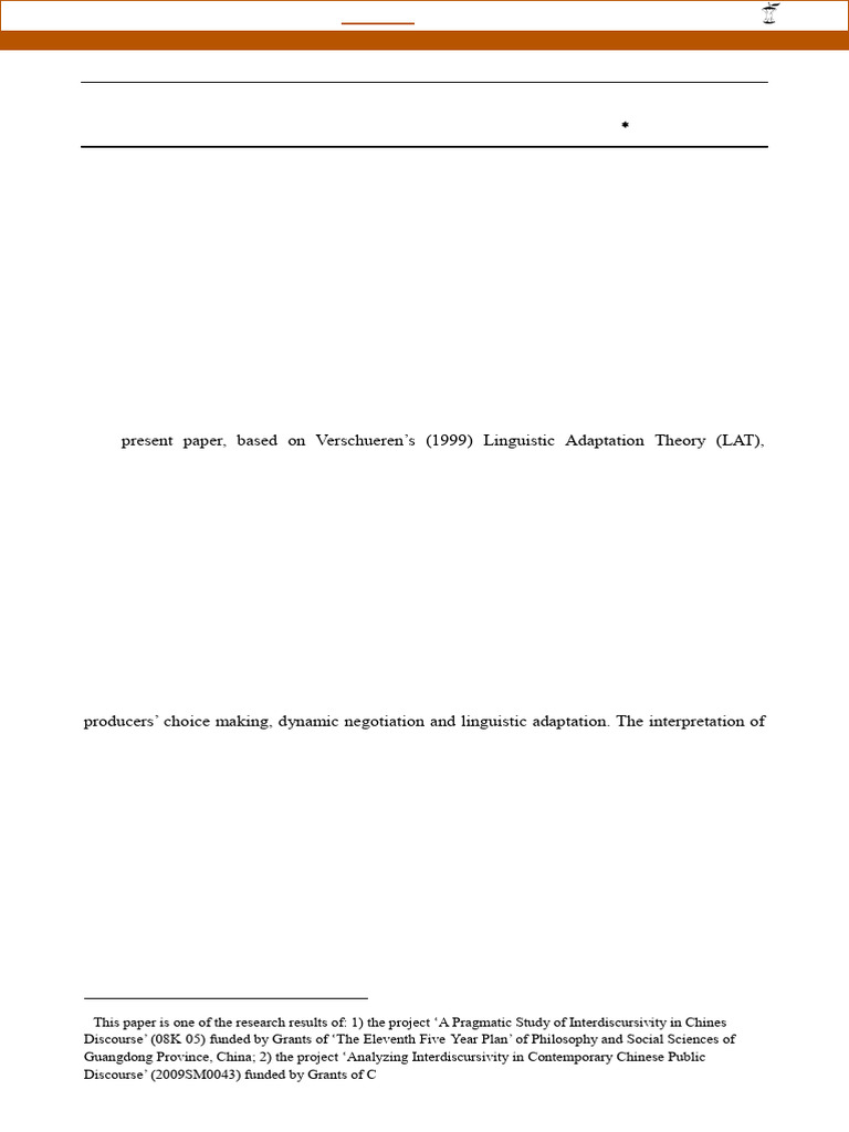 Understanding Interdiscursivity | PDF