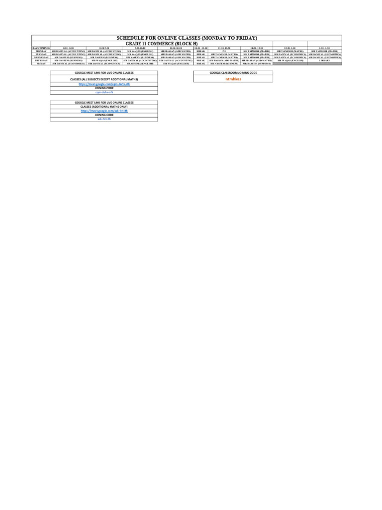 Grade 11 Commerce | PDF