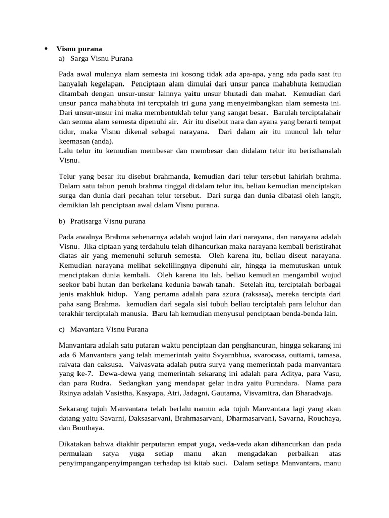 Visnu Purana | PDF