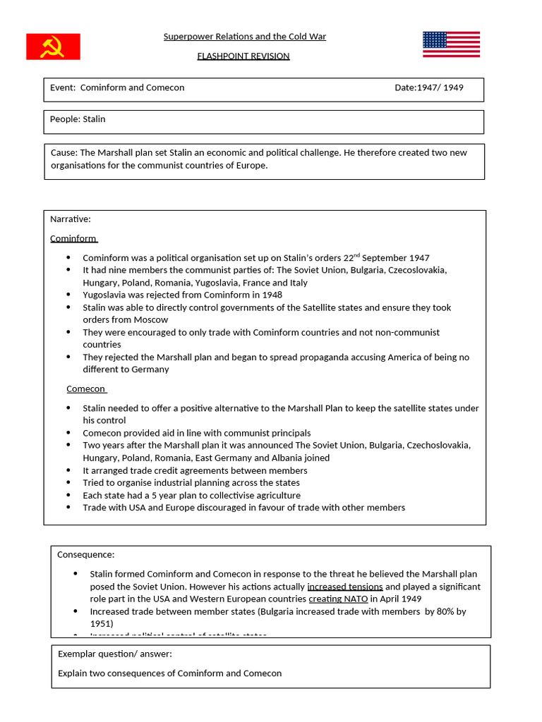 Cominform Comicon Revision Card.123423431 | PDF