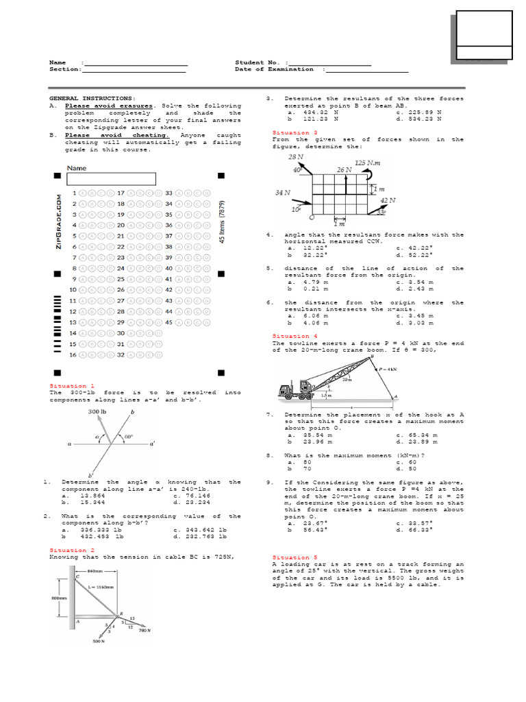 Practice-01_Statics-Questionaire | PDF