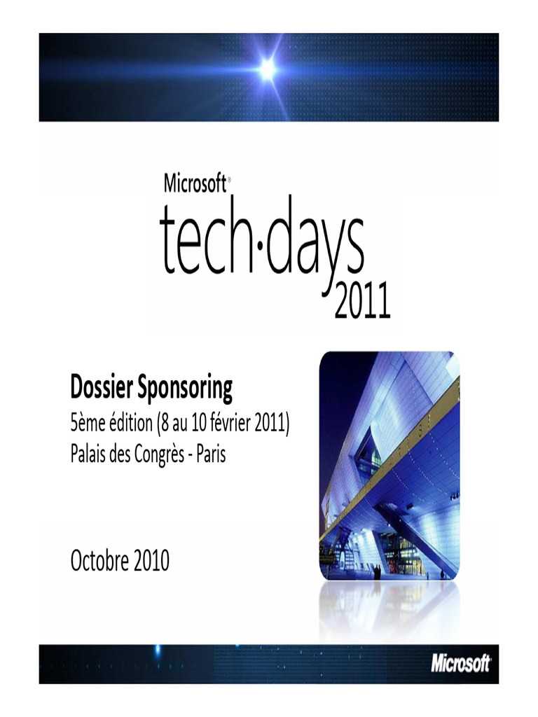 TD11 Dossier de Presentation Des Offres Partenariat | PDF