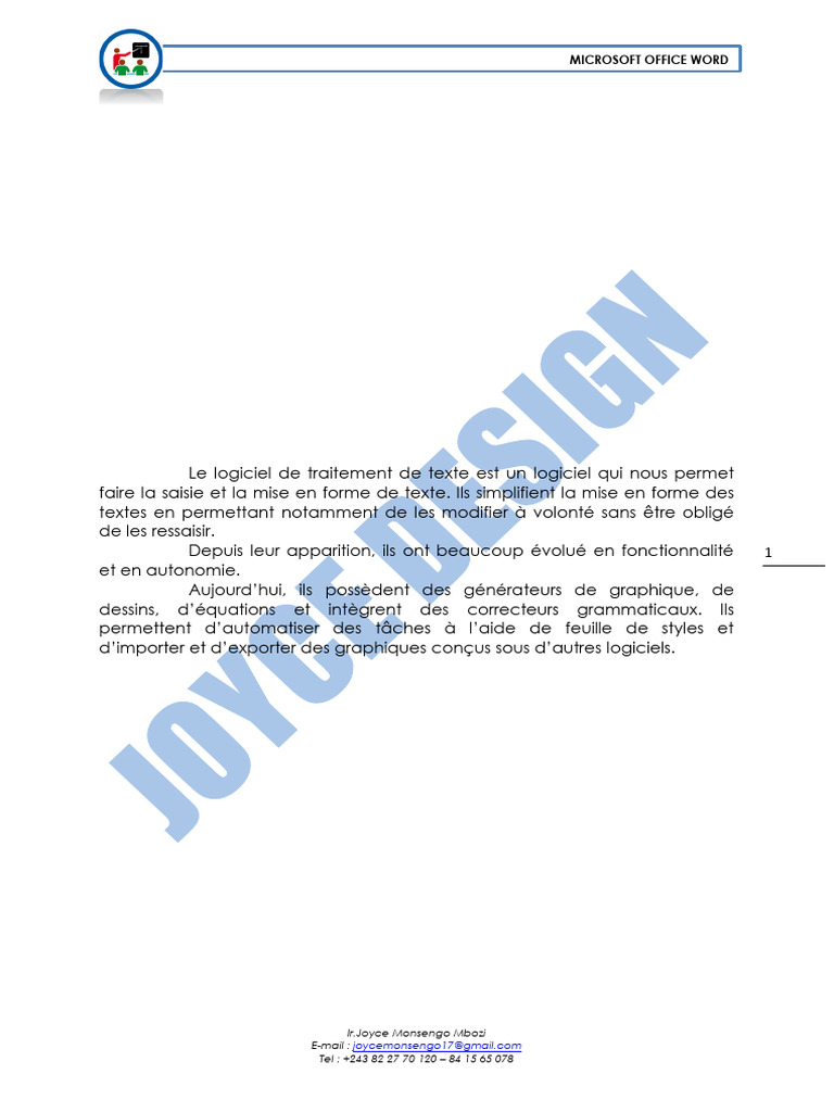 SUPPORT MS WORD 22 | PDF