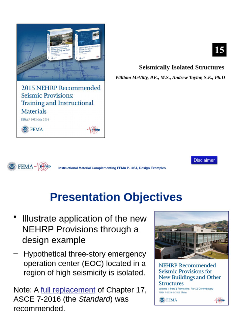 CH 15_Seismically Isolated Structures_Design Example | PDF