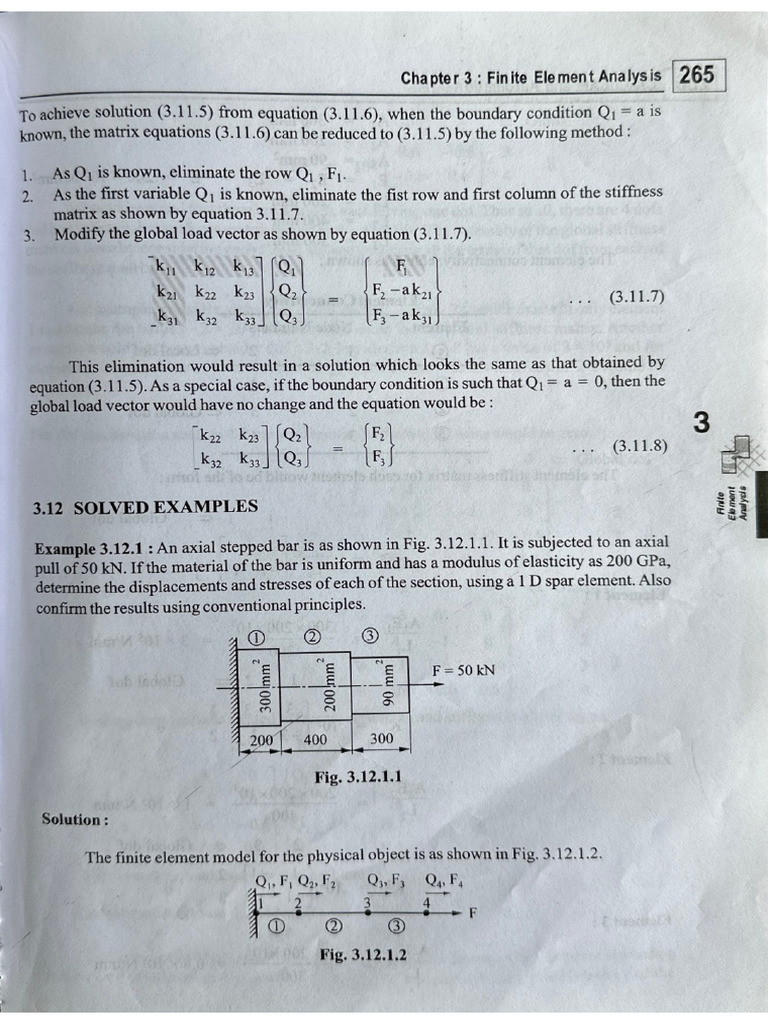 FEM - Solved Examples | PDF