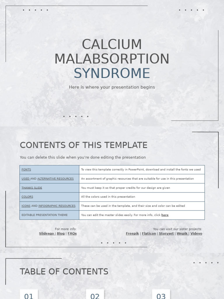 Calcium Malabsorption Syndrome | PDF