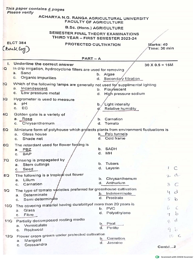 Elct - 384 (2023-24) Paper | PDF