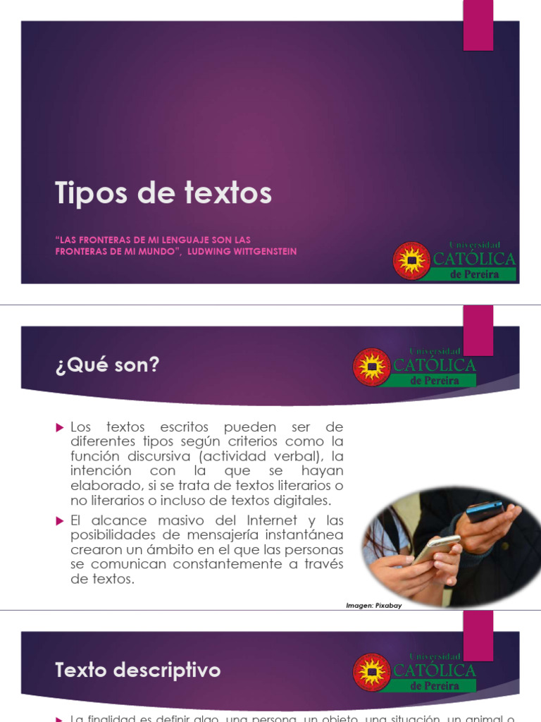 Tipos de textos | PDF