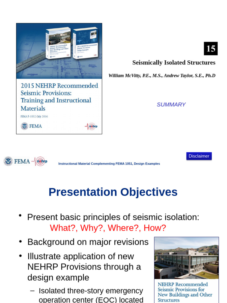 CH 15_Seismically Isolated Structures_Summary | PDF CH 15_Seismically Isolated Structures_Summary | PDF