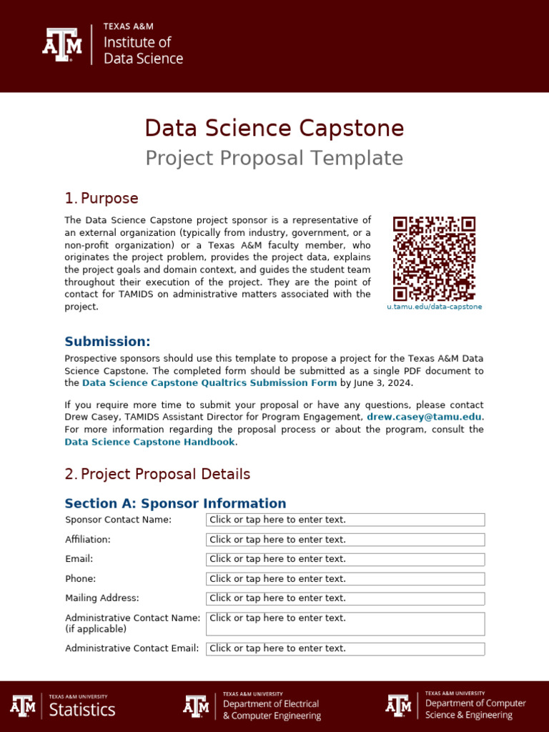 Capstone Project Proposal Form | PDF