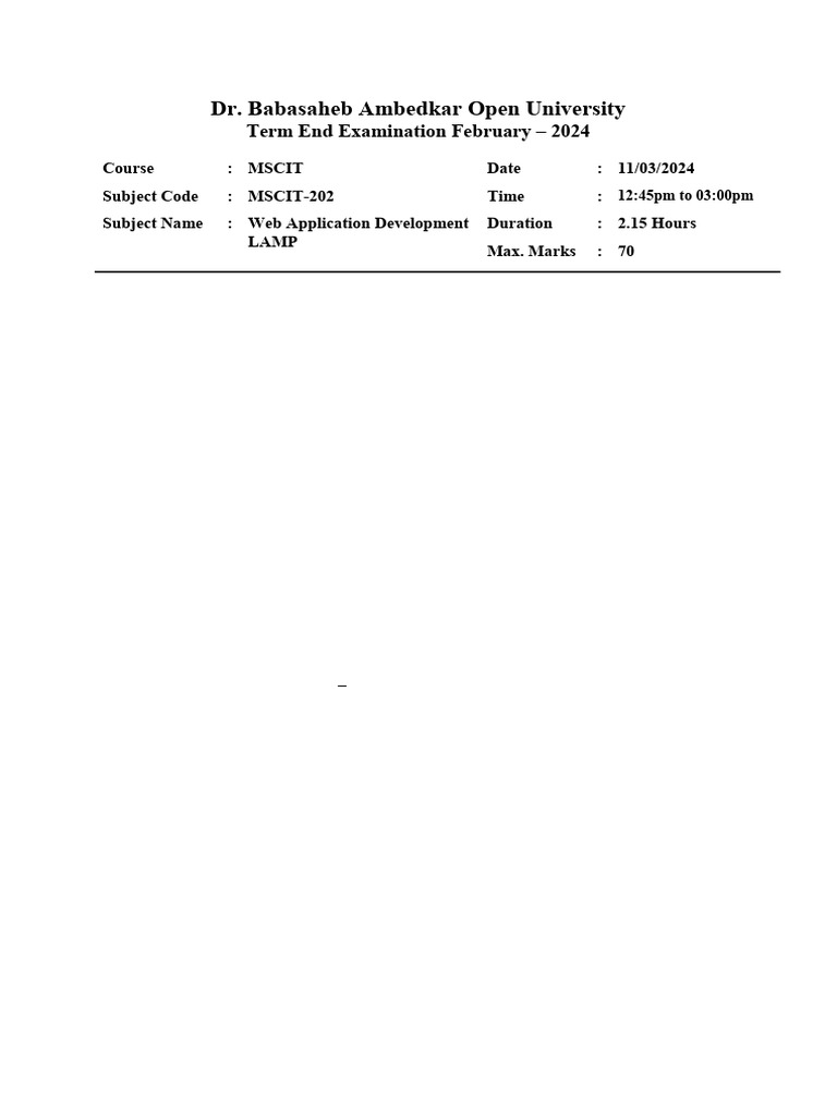 MSCIT-202 Compressed | PDF