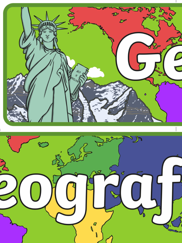 Geography Display Banner Polish | PDF