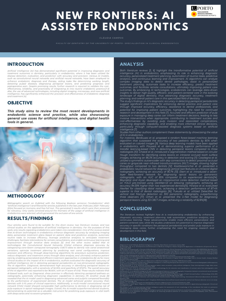 New Frontiers AI Assisted Endodontics | PDF