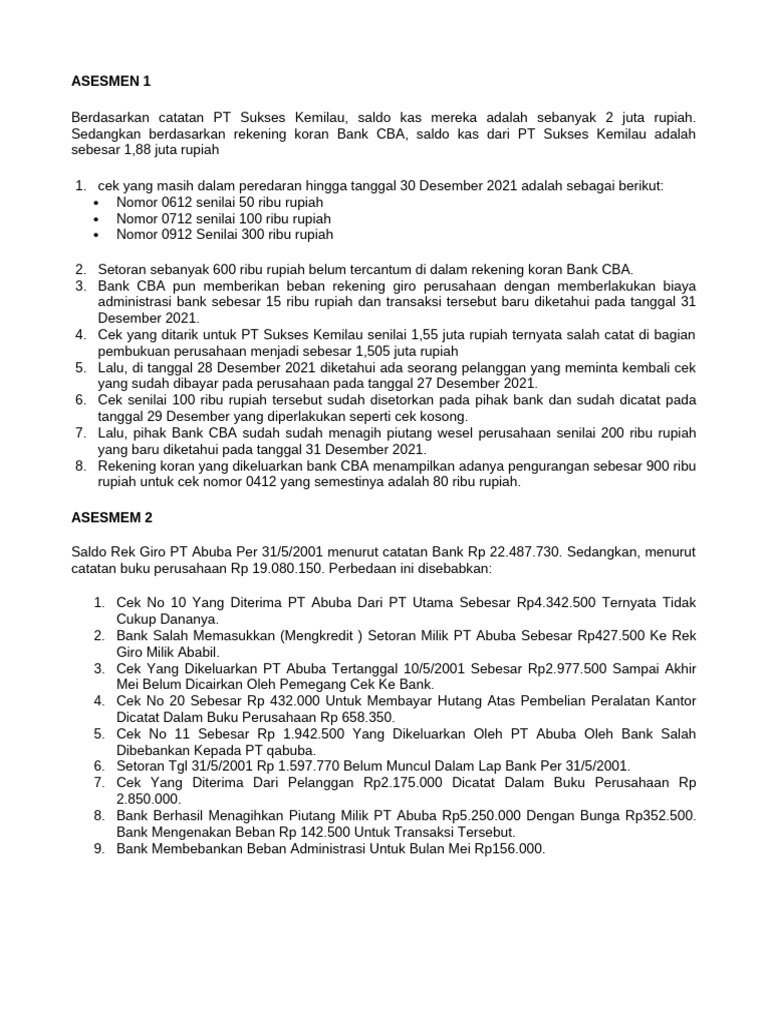 Asesmen LPX Xi | PDF