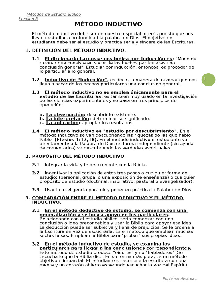 (Metodo Inductivo) | PDF
