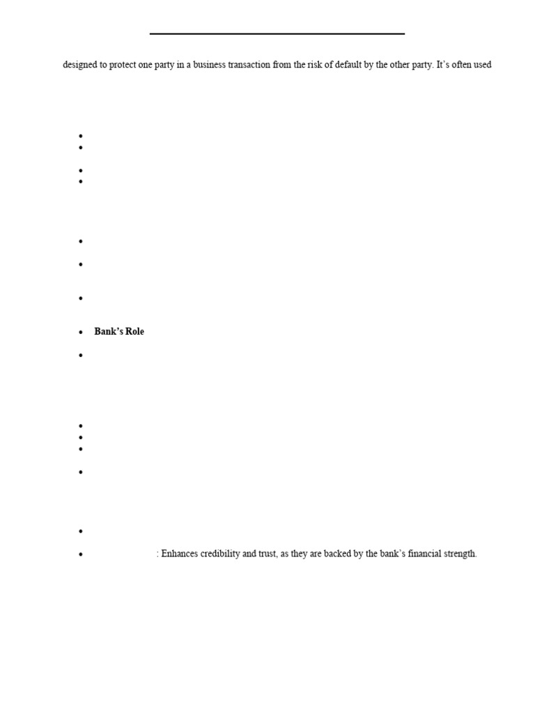 How Does The ISP Bank Guarantee System Works | PDF