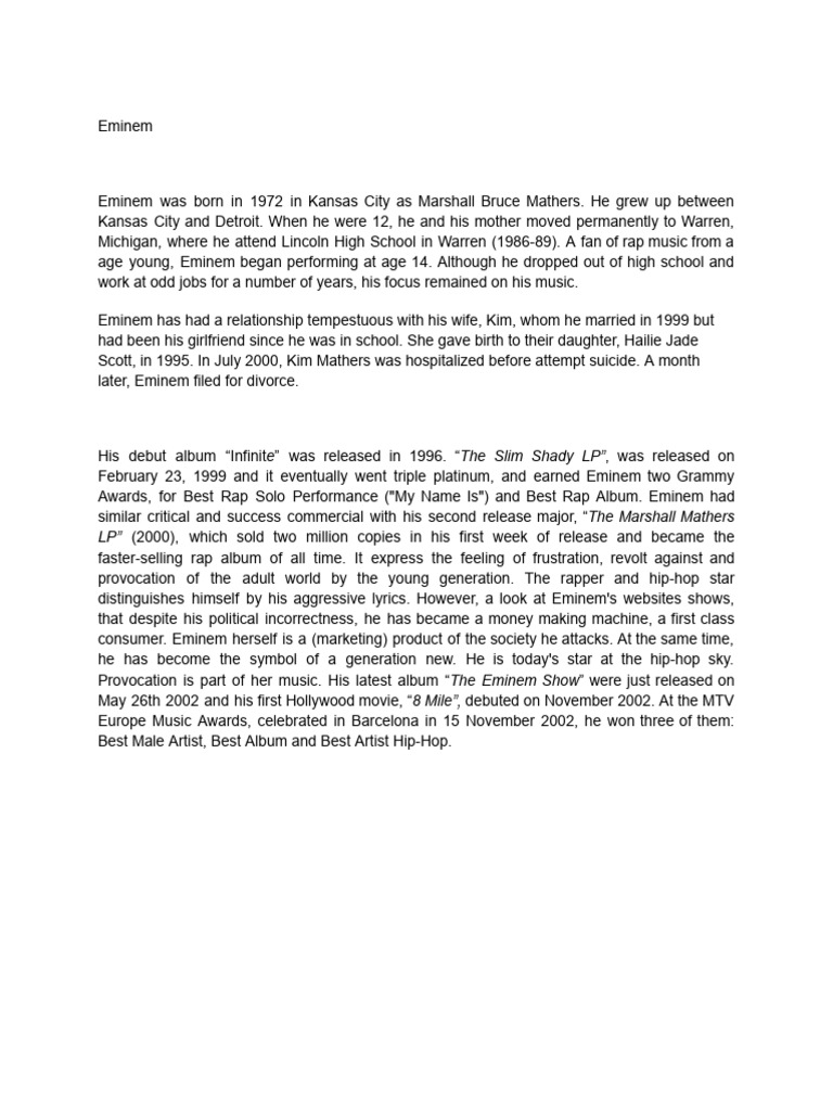 Eminem | PDF
