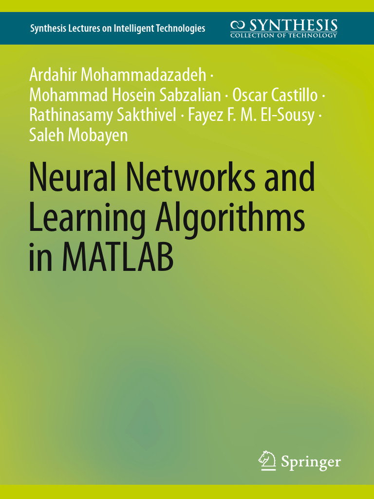 Dokumen - Pub Neural Networks and Learning Algorithms in Matlab ...